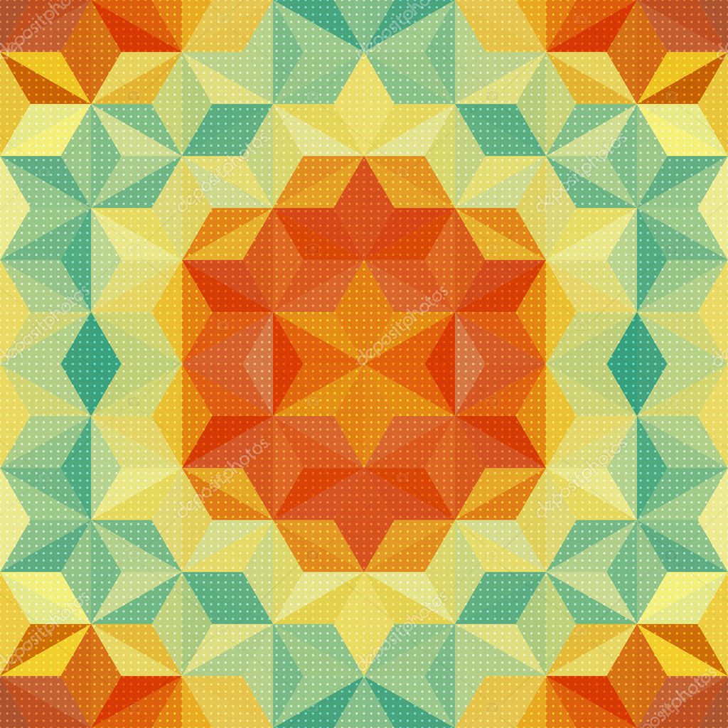 Colorful Triangle Pattern. Vector Background Stock Vector by ...