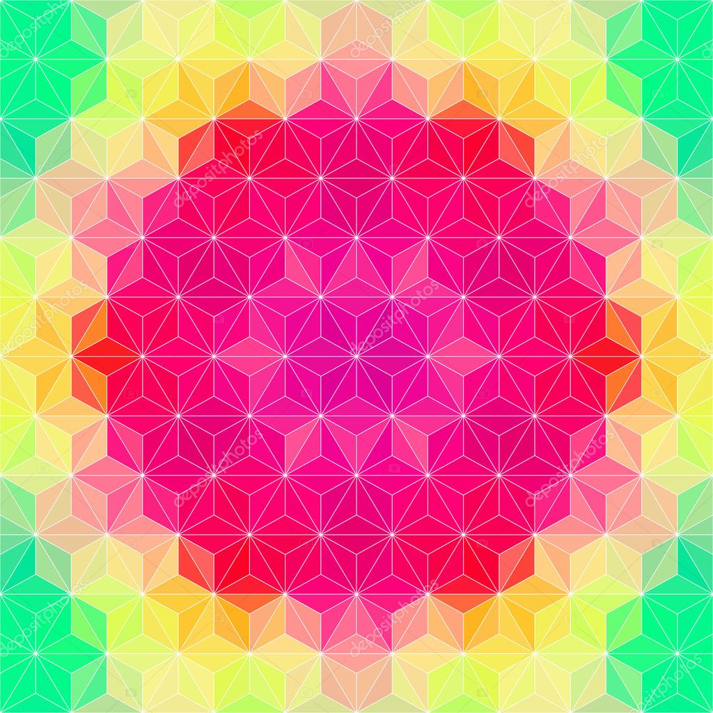 Colorful Triangle Pattern Stock Vector by ©maxkrasnov 80415306