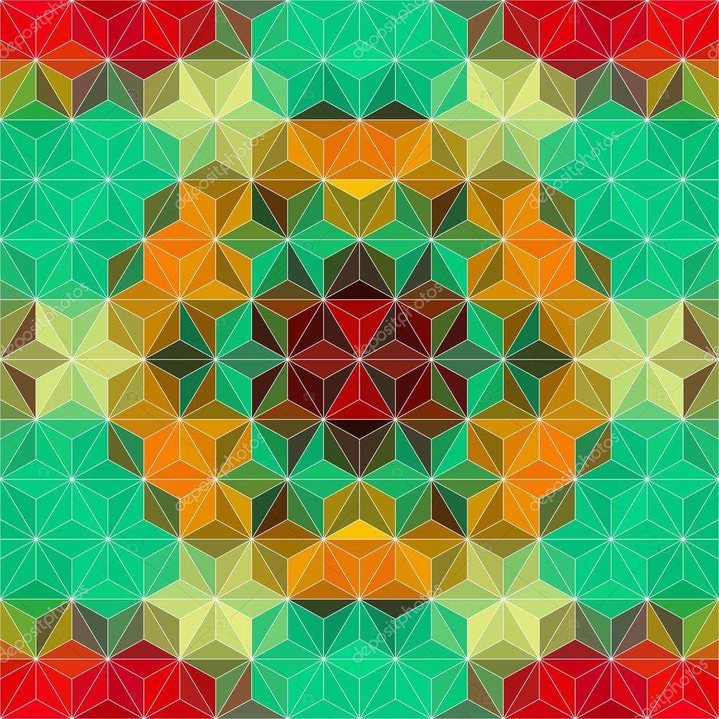 Colorful Triangle Pattern Stock Vector by ©maxkrasnov 80842072