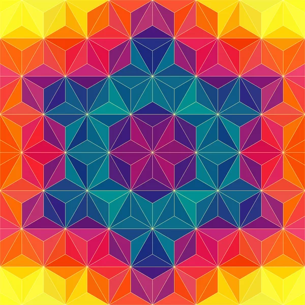 Abstract Pixel Triangle Pattern — Stock Vector © maxkrasnov #30079843