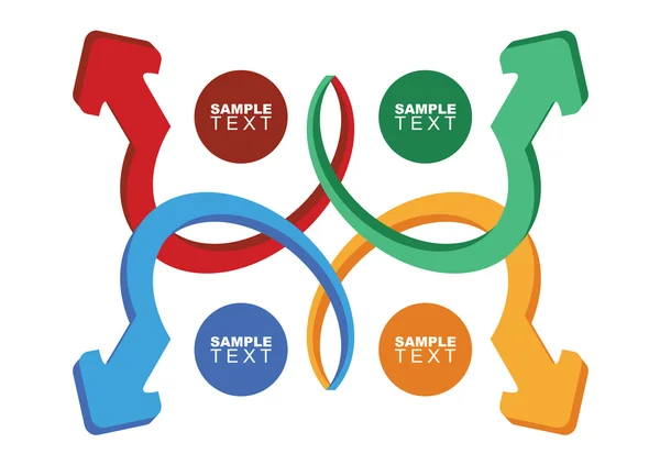 Flow chart with arrows Stock Vector by ©eltoro69 96238208