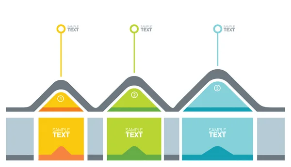 Flow chart with arrows — Stock Vector © eltoro69 #85769154