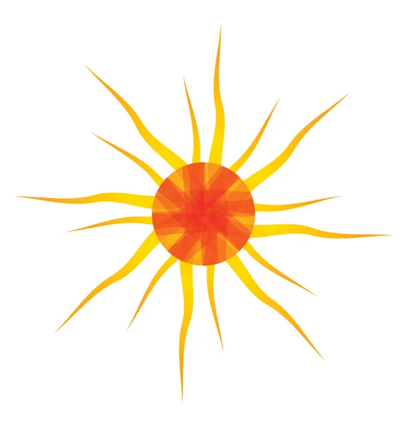 Artistic orange sun Stock Vector Image by ©eltoro69 #13279329