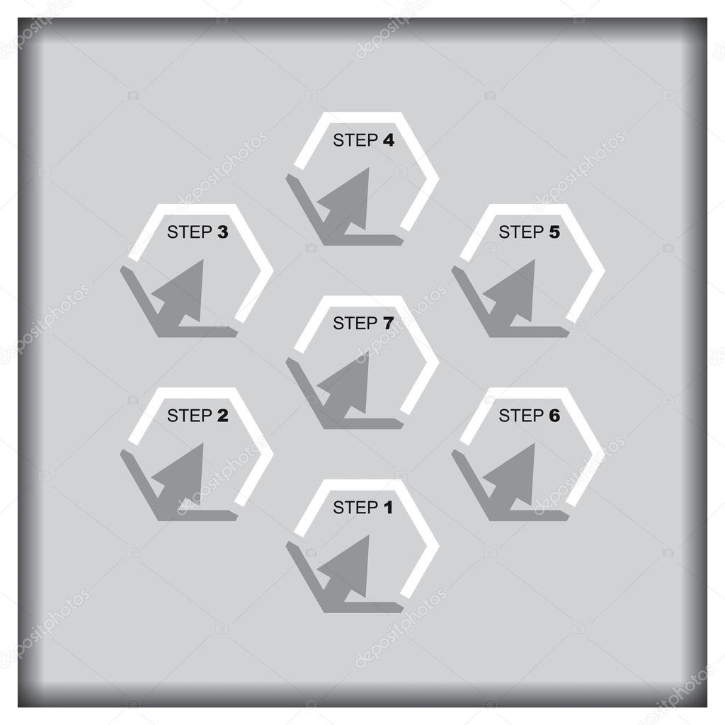 Flow chart with arrows Stock Vector Image by ©eltoro69 #86013132