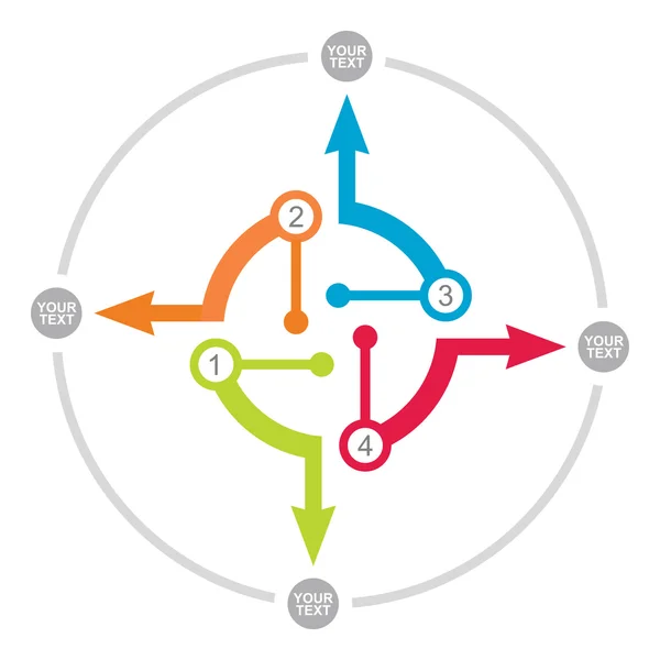 Flow chart with arrows Stock Vector by ©eltoro69 162594814