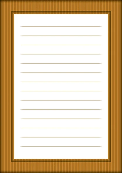 Page of notepad with frame — Stock Vector © eltoro69 #96238412
