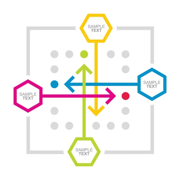 Flow chart with arrows Stock Vector Image by ©eltoro69 #86013132