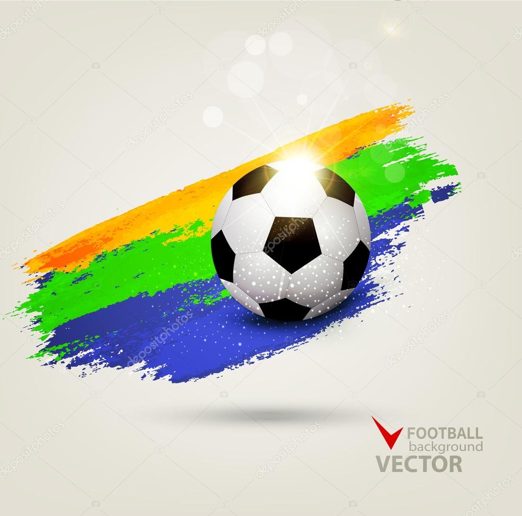 Vector background on the football theme Stock Vector Image by ...