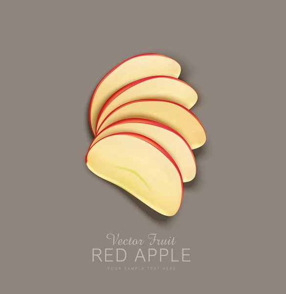 Apple slices Vector Art Stock Images | Depositphotos