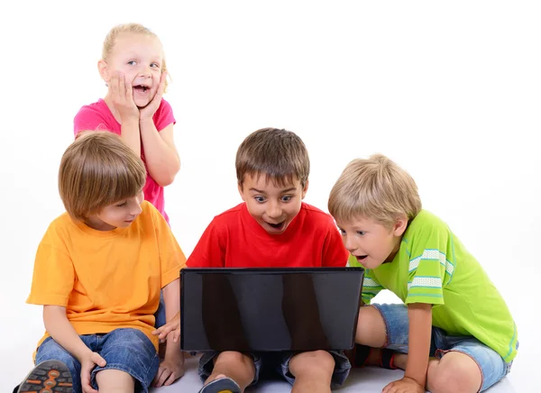 Happy smiling children — Stock Photo © khorzhevska #52018523