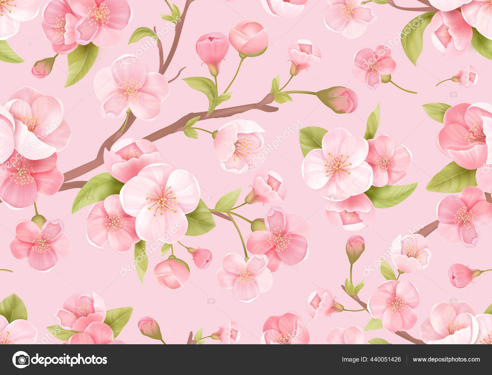 Realistic Sakura Petals