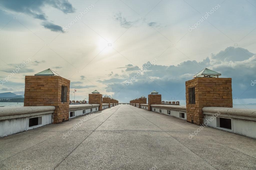 Jetty Bridge The front — Stock Photo © noname454 #87154074