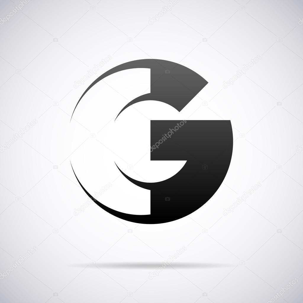 Vector logo for letter G. Design template — Stock Vector © alisher ...