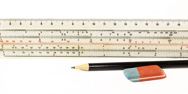 Pencil and scale ruler Stock Photos, Royalty Free Pencil and scale ...