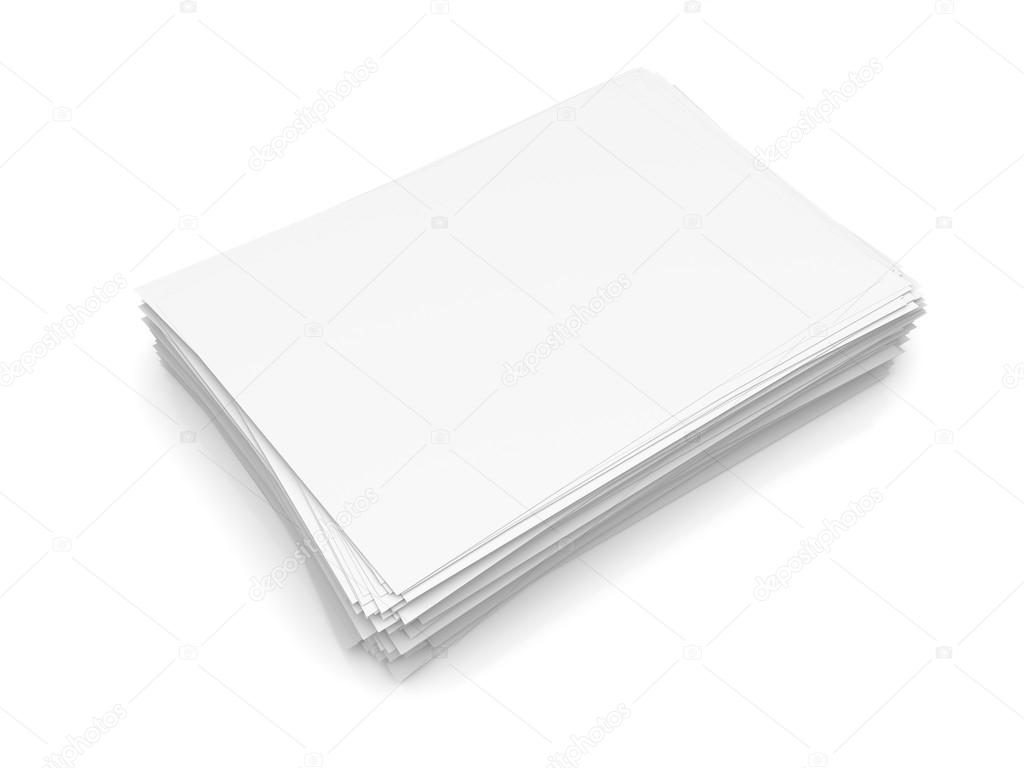 Heap of white paper sheets Stock Photo by ©usersam2007 74568943