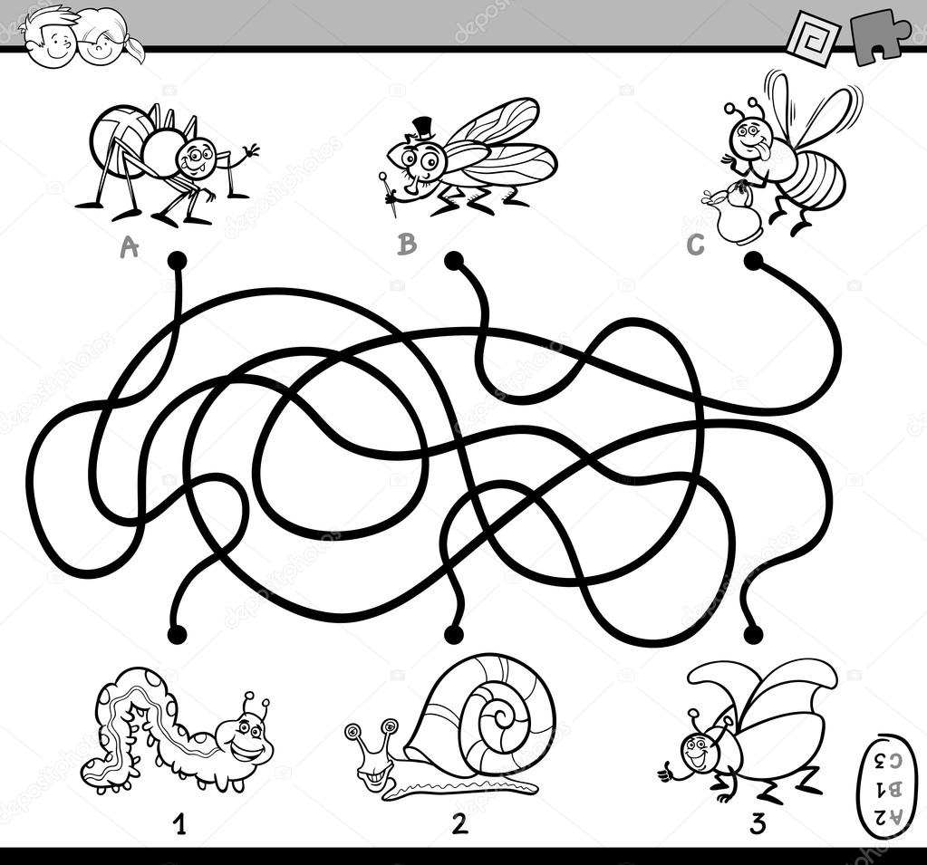 Maze Princess Kids Esther Printable Mazes Queen Fairy Guide Crafts ...