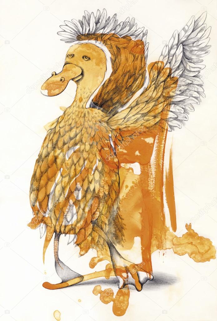 Dancing Duck Illustration Stock Illustration by ©izakowski #117238566