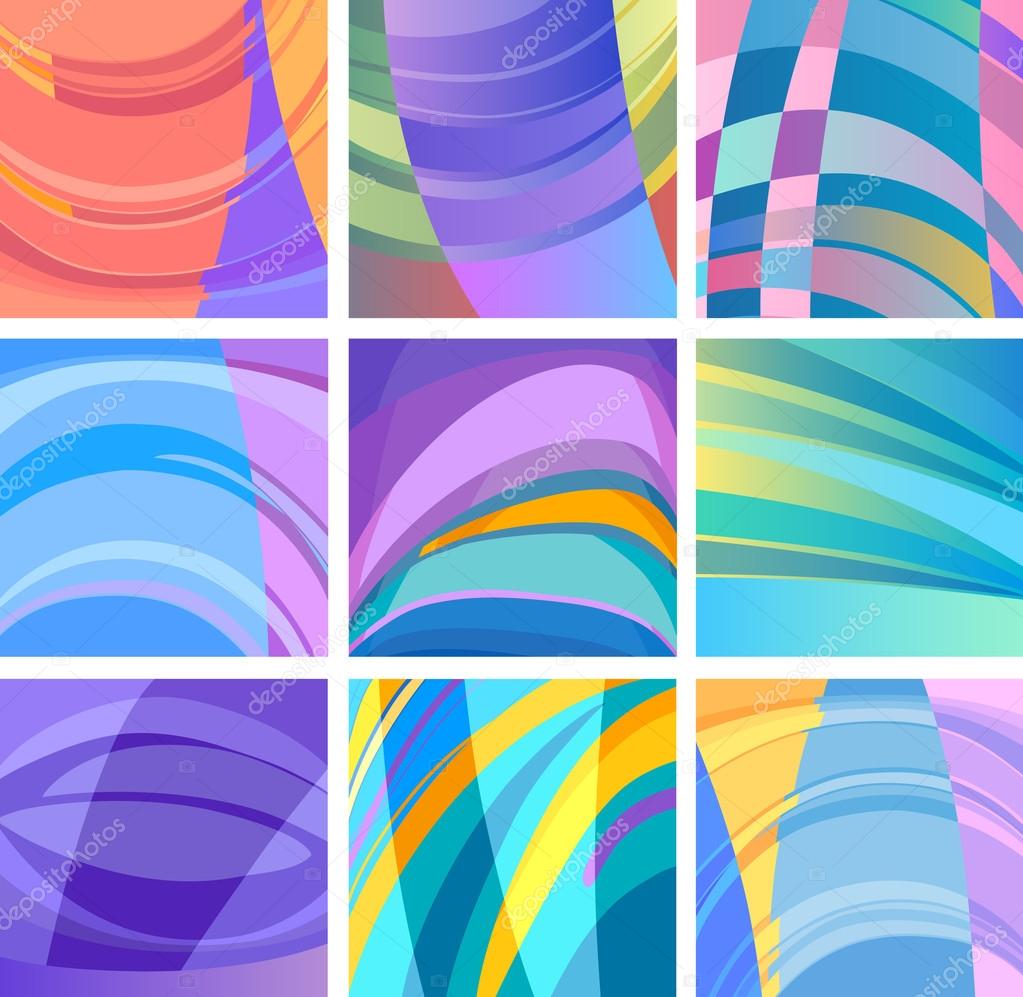 Background modern abstract design set Stock Vector by ©izakowski 56130743