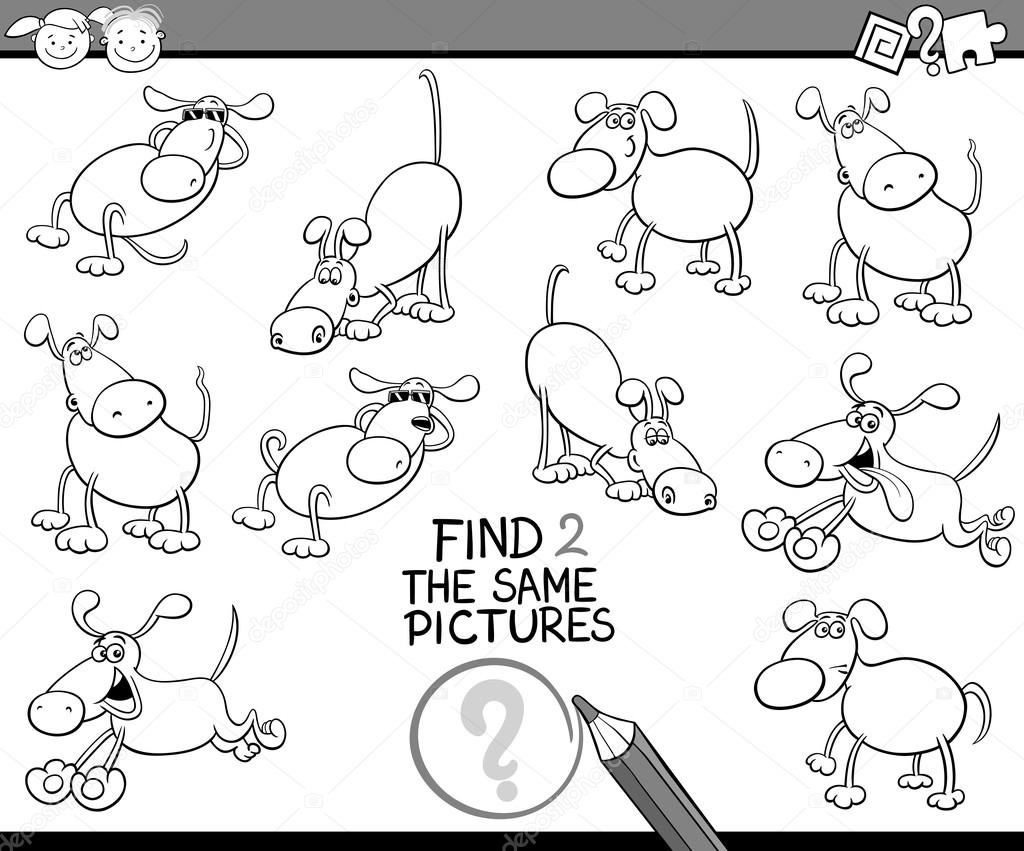 Find same pictures game cartoon Stock Vector by ©izakowski 68288835