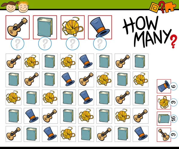 Contar objetos imágenes de stock de arte vectorial | Depositphotos