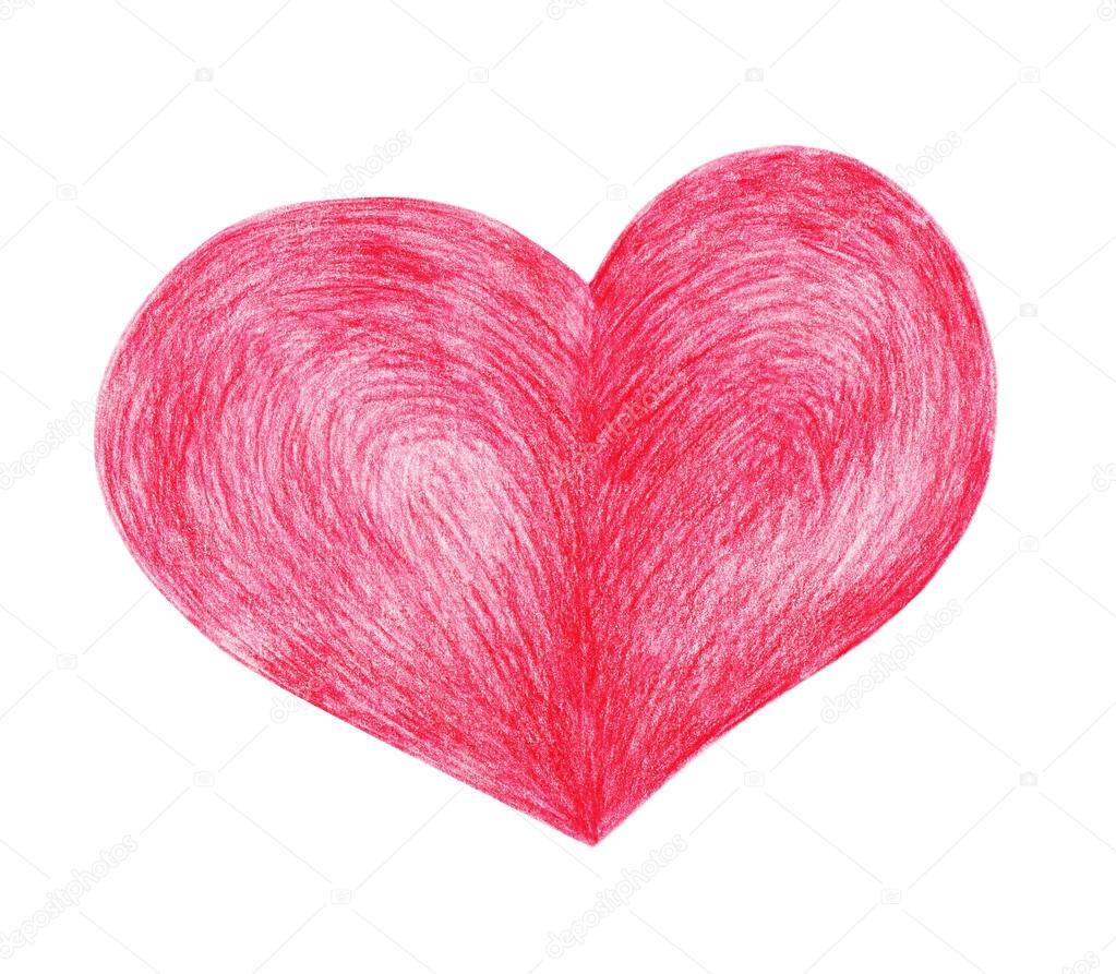 Kresba tužkou srdce — Stock Fotografie © abracada #70126083
