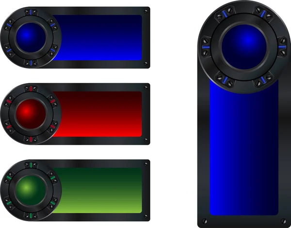 Hi-tech buttons Stock Vector Image by ©AlexCiopata #81597806