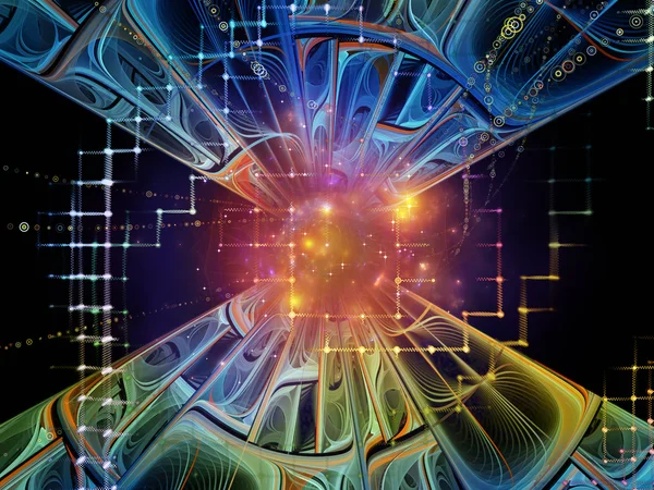 Virtual Infinity background — Stock Photo © agsandrew #127030618