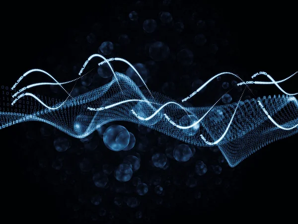 Visualization of Sine Waves — Stock Photo © agsandrew #113016294