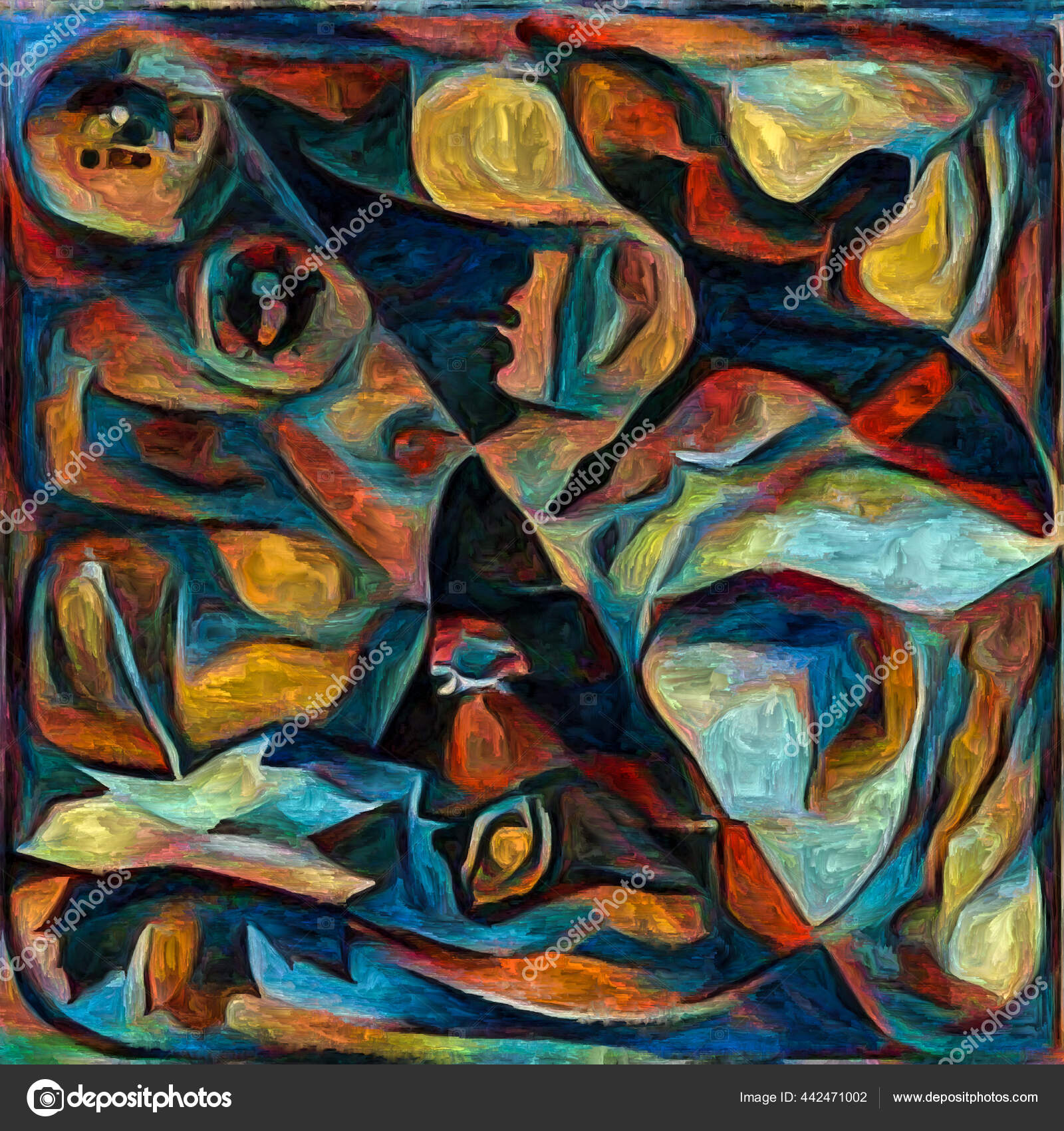 Swan Corona Human Face Maple Leaf Coronavirus Symbol Swan Outline Stock ...