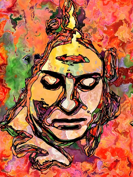 Face pattern Stock Photos, Royalty Free Face pattern Images | Depositphotos