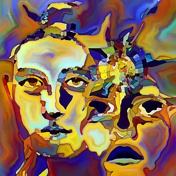 Woman with three faces Stock Photos, Royalty Free Woman with three ...