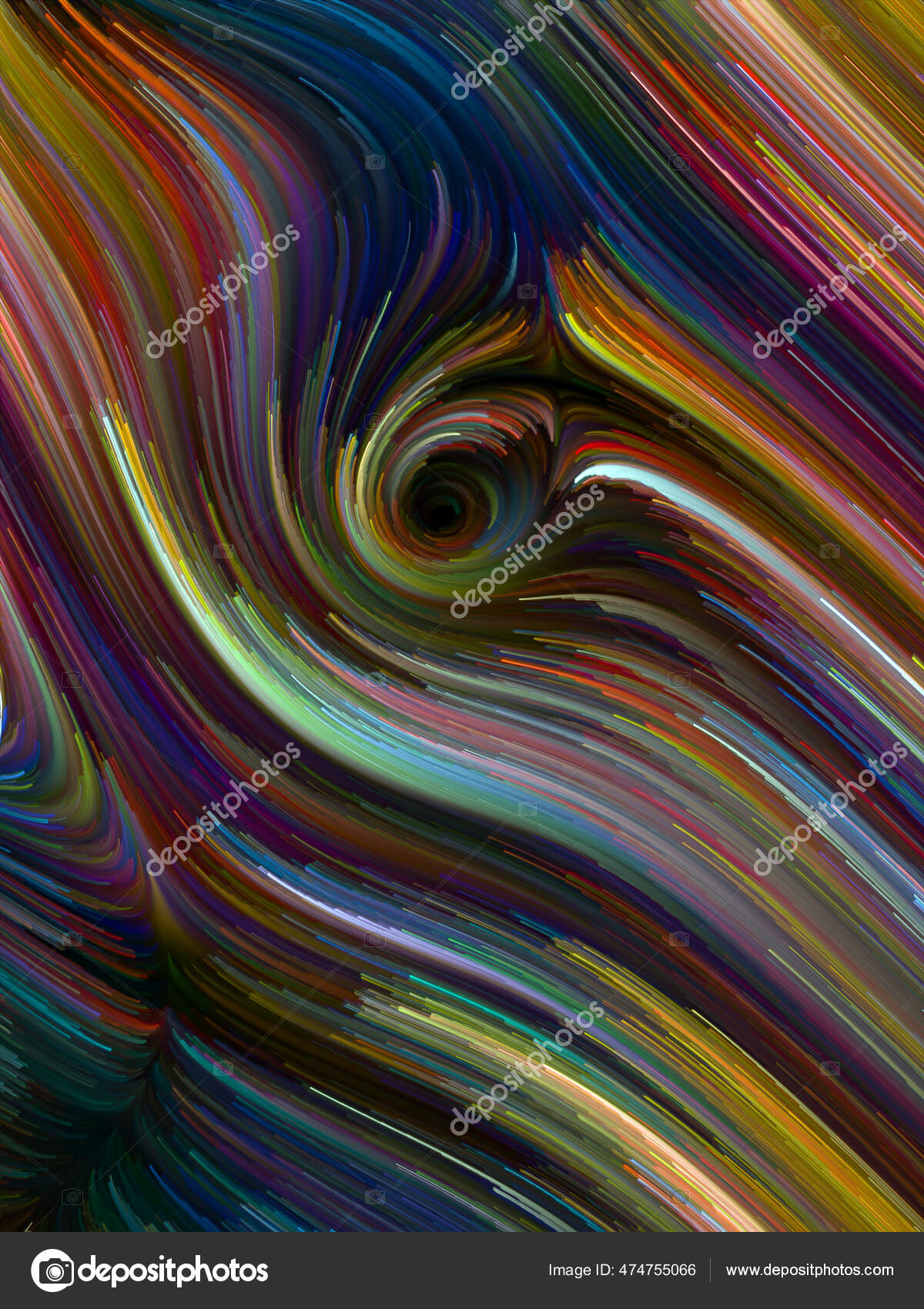 Color Swirl Series Backdrop Design Colorful Motion Spectral Fibers ...