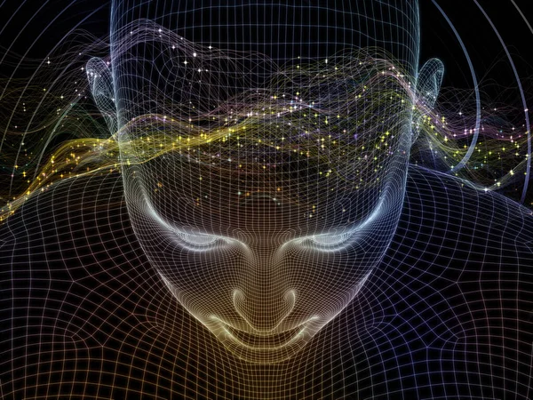 Inner Light. Lucid Mind series. Backdrop composed of 3D rendering of ...