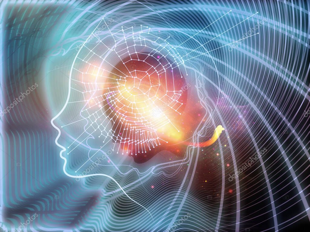 Aunque Partículas. Representación en 3D de líneas humanas, redes ...