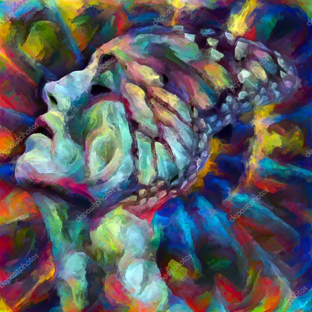 Serie Alas de la Mente. Mujeres cara y mariposa ala diseño composición ...