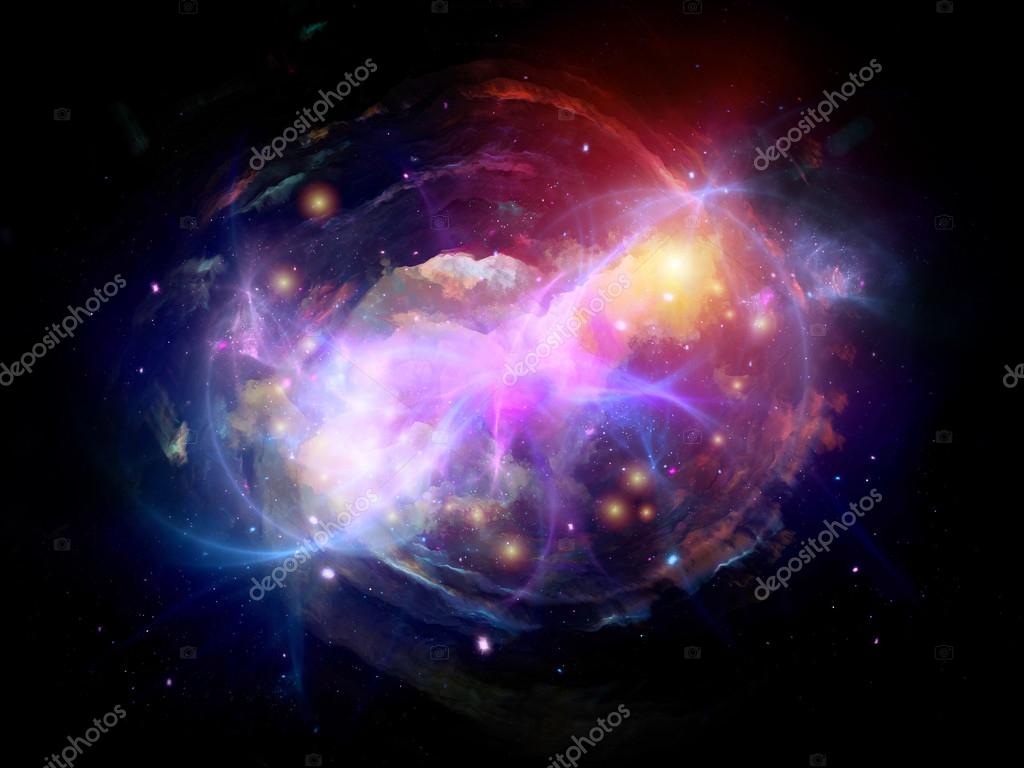 Download - Colors in Space series. Composition of colorful clouds and ...