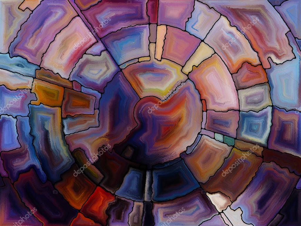 Illusions of Stained Glass Stock Illustration by ©agsandrew #66849373