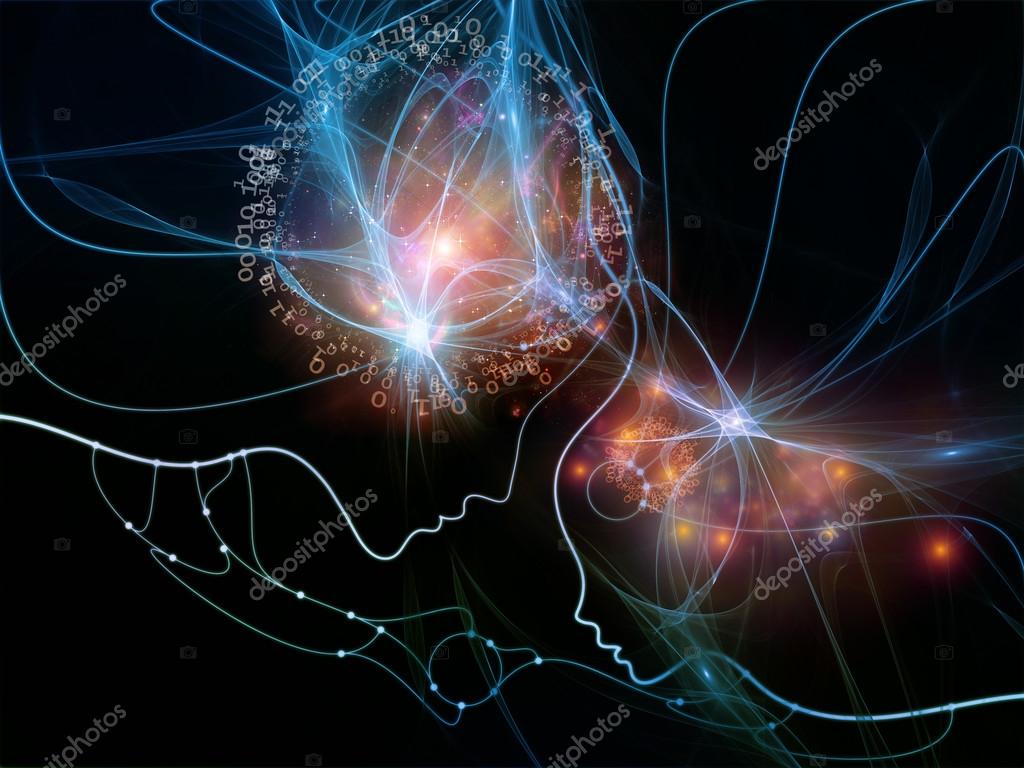 Lights of Thought Network — Stock Photo © agsandrew #76509883