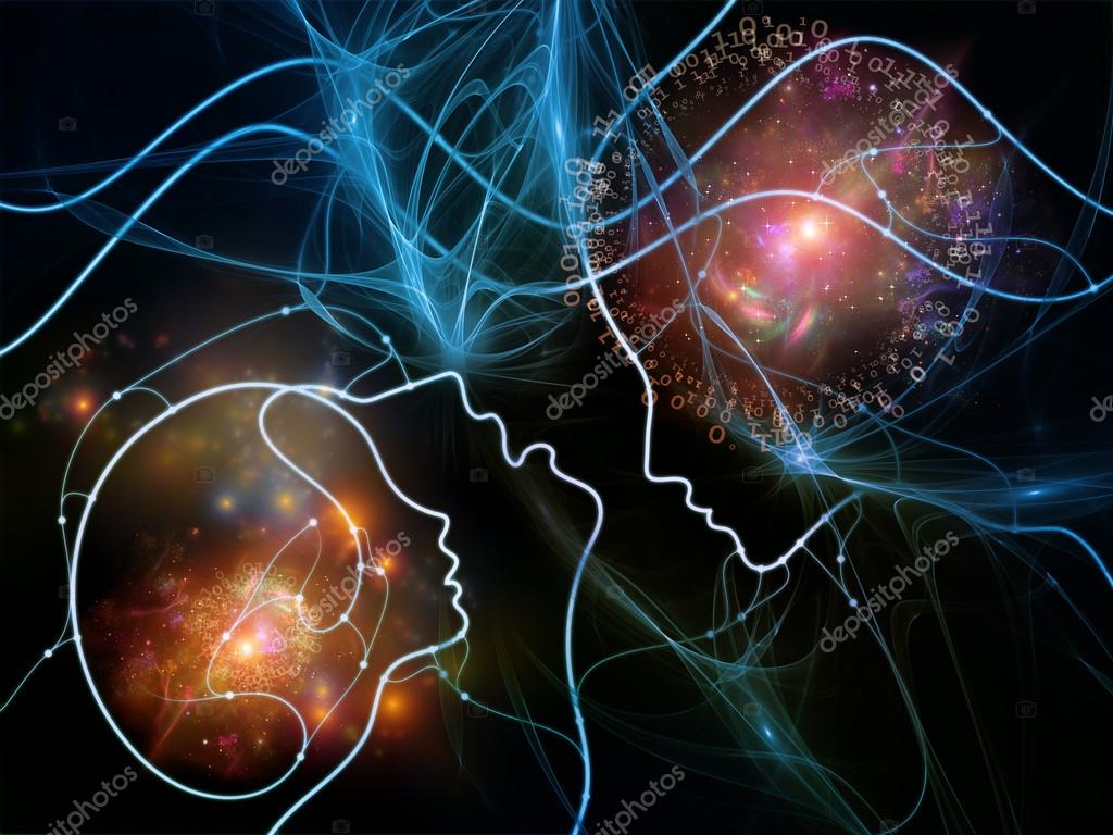 Lights of Thought Network — Stock Photo © agsandrew #82798900