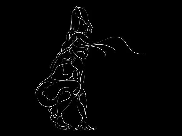 Human Curves silhouette Stock Vector Image by ©agsandrew #83386844