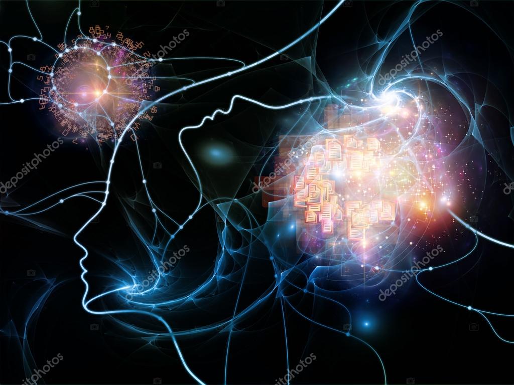 Numbers of Thought Network — Stock Photo © agsandrew #89199844