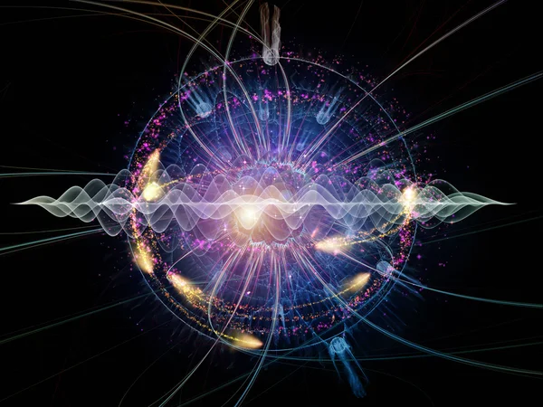 Acceleration of Quantum Wave — Stock Photo © agsandrew #119828108