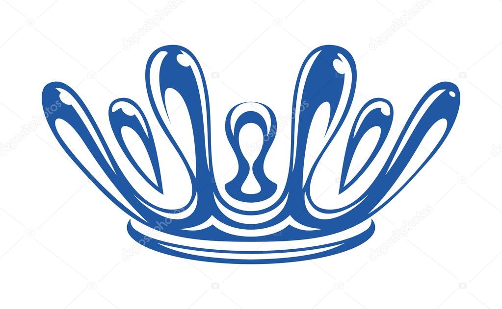 Crown formed by drops of water splash — Stock Photo © eugeniy #51857441