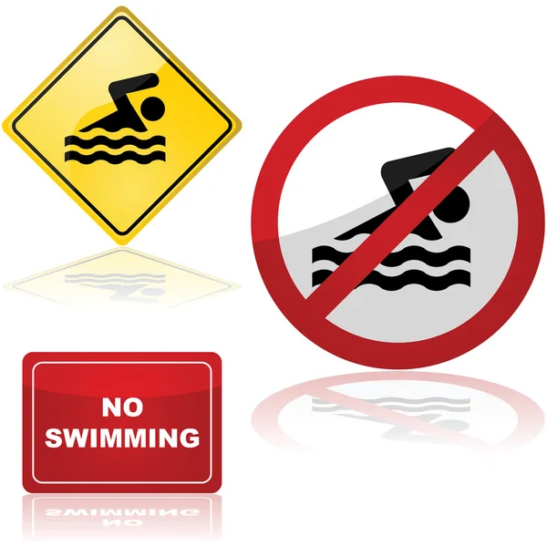 ᐈ Cute swimming pool signs stock vectors, Royalty Free swimming signs ...