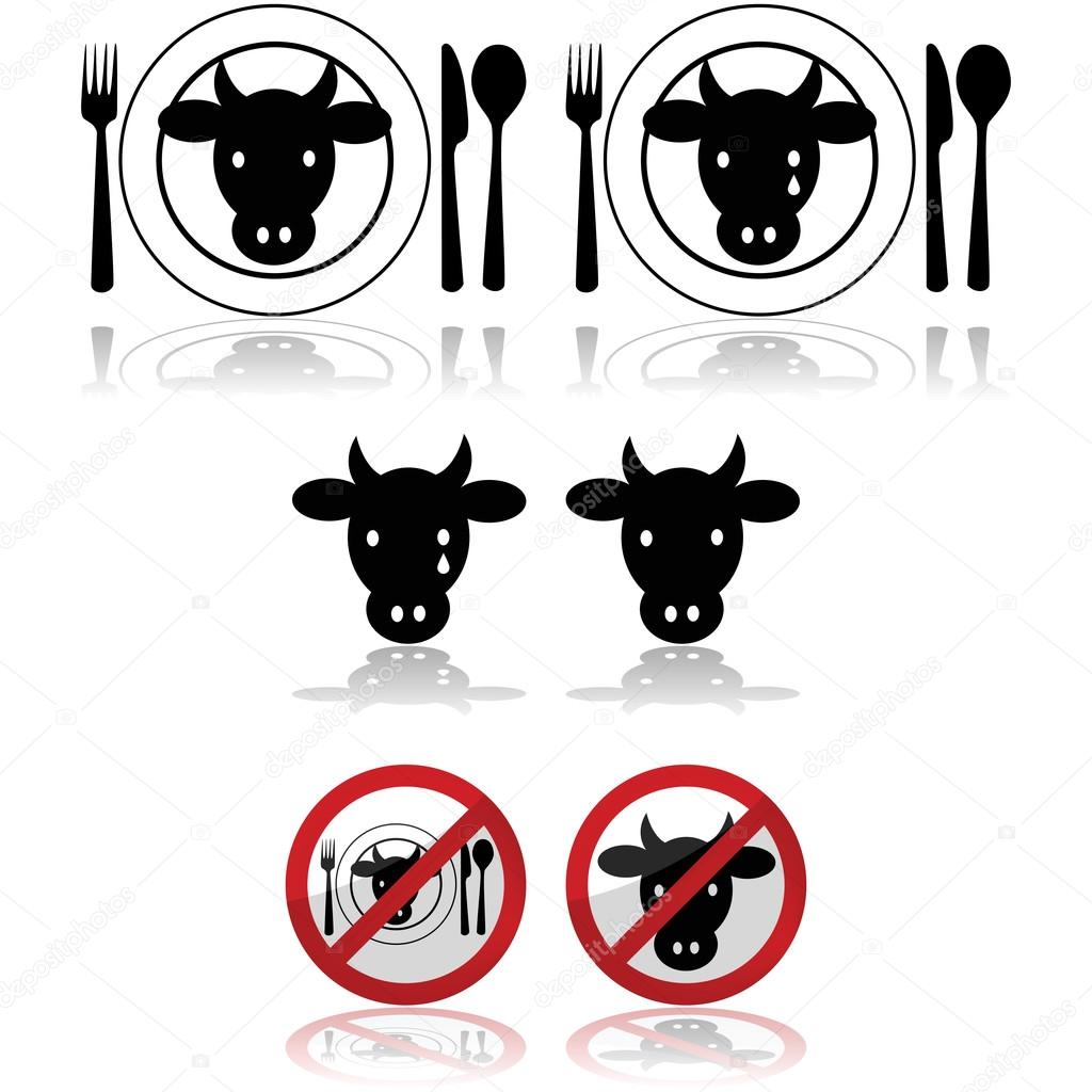 Rindfleisch-Ikonen Stock Vector by ©bruno1998 69227699