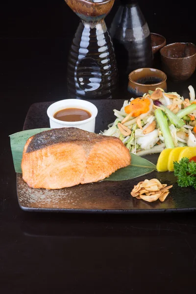 Salmon teppanyaki Stock Photos, Royalty Free Salmon teppanyaki Images ...