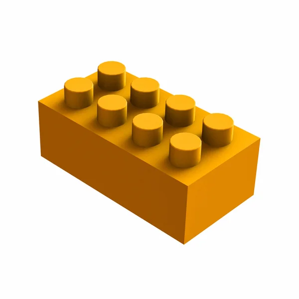 Orange Lego Brick