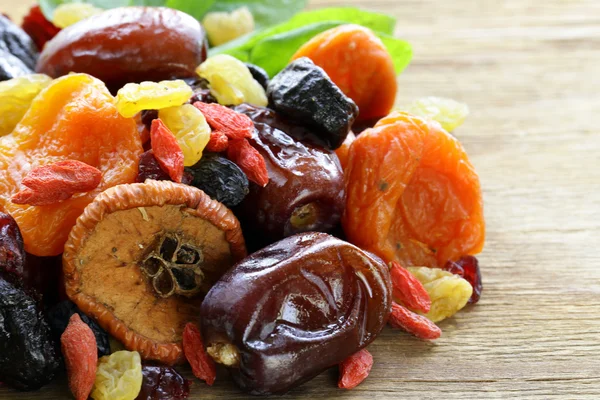 Assorted dried fruits (raisins, apricots, figs, prunes, goji ...