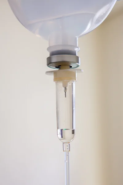 saline solution IV at hospital room - Stock Image - Everypixel