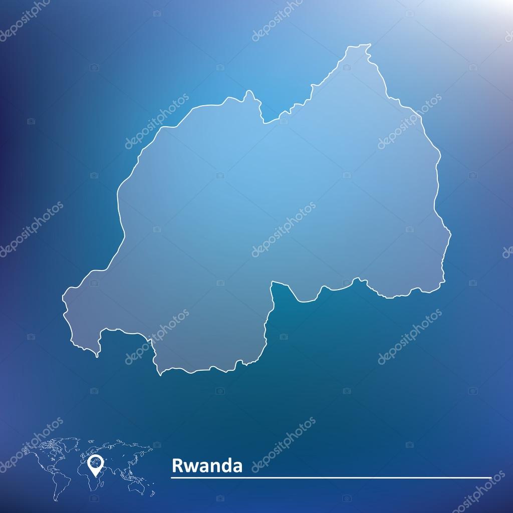 El mapa de Ruanda 2023